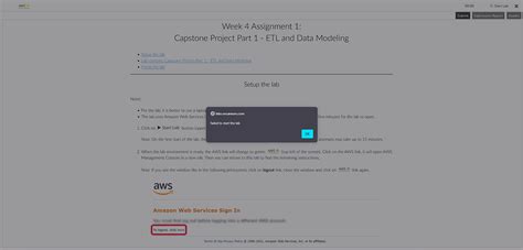failed to start graded programming assignment 4 capstone project part 1 etl and data modeling