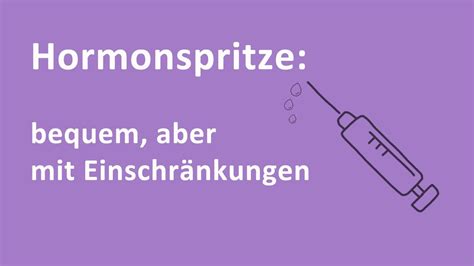 Verhüten Mit Der Hormonspritze Youtube