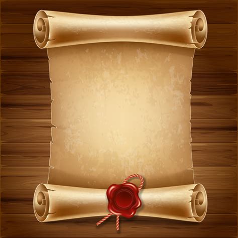 Scroll Template Microsoft Word