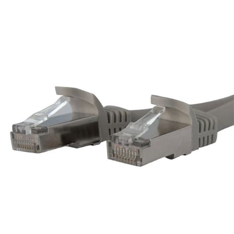 Cat6a Ethernet Cable 1 Ft Gray Patch Cable