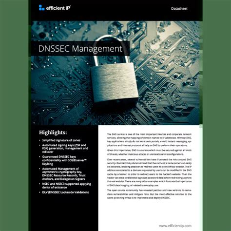 Efficientip Datasheets Network Solutions Efficientip