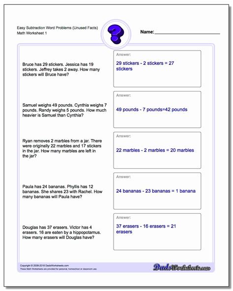 43 Age Word Problems Worksheet Chessmuseum Template Library