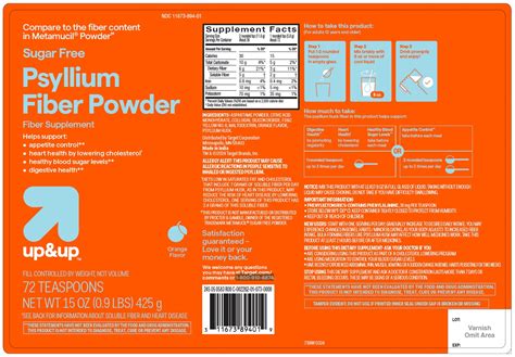 Target Psyllium Husk Powder Sugar Free