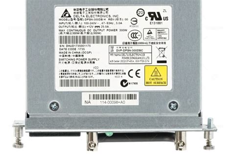 Netapp 114 00098 300w Power Supply From Cn1610 X1960 R6 111 00982 For Sale Online Ebay