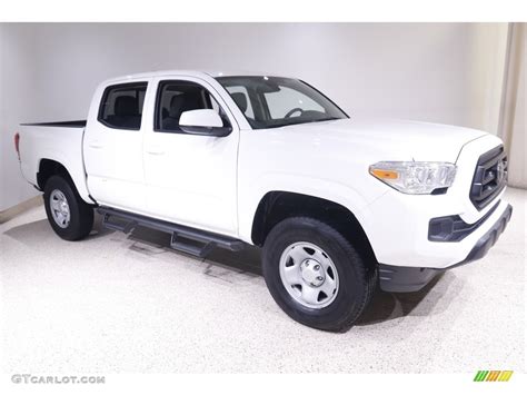 2021 Super White Toyota Tacoma Sr5 Double Cab 4x4 143063610 Photo 1