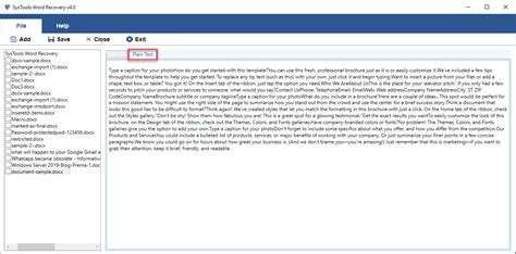 How To Recover Text From Any File In Word Document