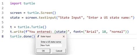 Use Python Turtle Input For Interactive Graphics