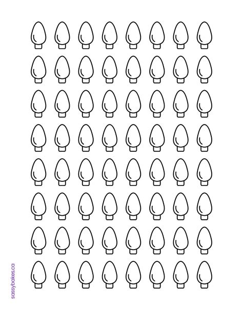 Tree Line Drawing Stencil Template
