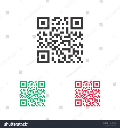 Vector Qr Code Icon Vector Web Stock Vector Royalty Free 1458678632