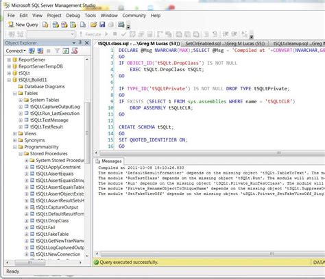 TSQLt Software Testing Tools Guide