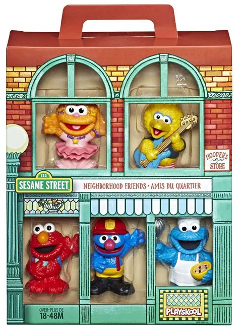 Sesame Street Neighborhood Friends Big Bird Elmo Grover Cookie