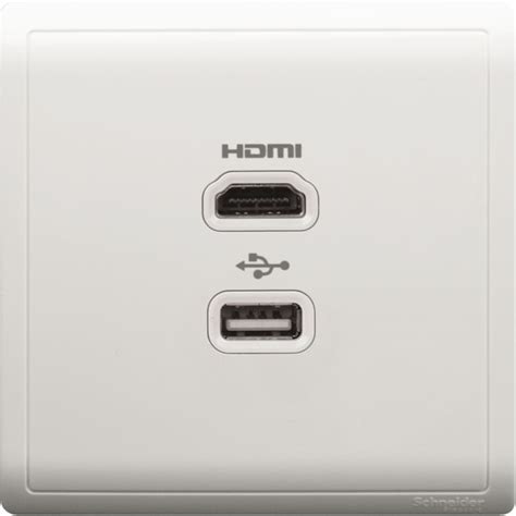 Buy Hdmi Usb Socket At Best Prices In Se Saudi Arabia Schneider