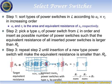 Ppt Current Density Aware Power Switch Placement Algorithm For Power