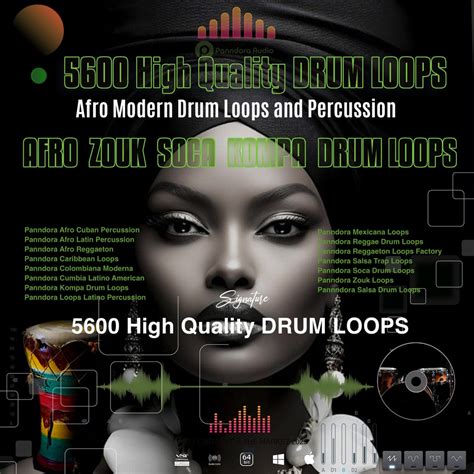 Afro Kompa Zouk Modern 5600 Drum Loops Collection Etsy