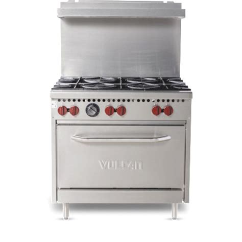 Vulcan Sx36 6b Six Burner Natural Gas Range 32 L X 36 W X 58 H