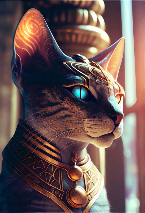 Bastet Cat Goddess Visionary Art Gatos Egipcios Figuras Egipcias Arte Del Antiguo Egipto