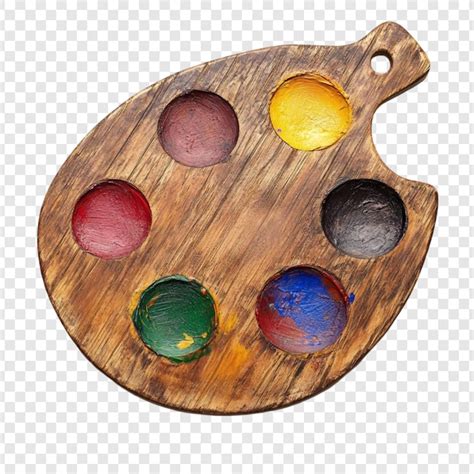 Wooden Artist Palette Psd High Quality Free Psd Templates For Download