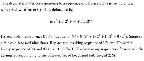 Solved The Decimal Number Corresponding To A Sequence Of N