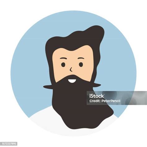 추상 아바타 아이콘 소셜 네트워크 및 응용 프로그램에 대한 다양한 빈 얼굴 프로필 벡터 그림 비어 있음에 대한 스톡 벡터 아트