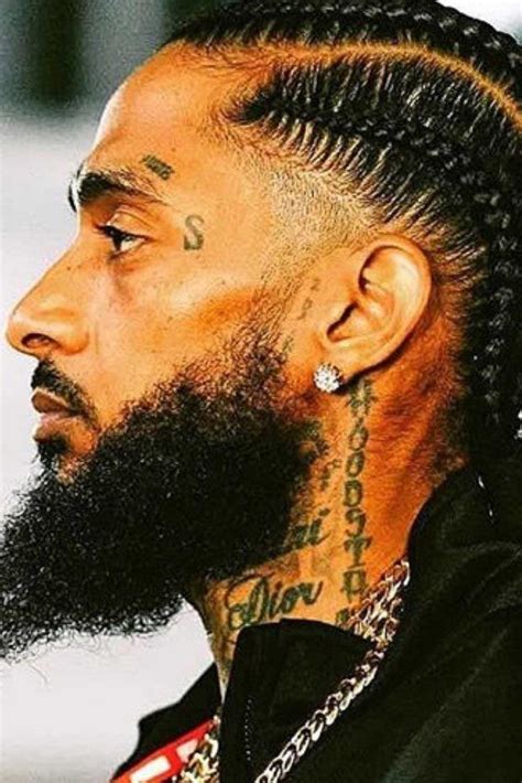 Meanings Behind Nipsey Hussles Tattoos New Images Also Celebrities With Nipsey Hussle
