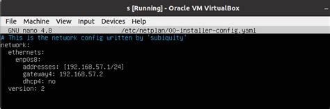 Networking Cant Log To Vm Via Static IP Ask Ubuntu