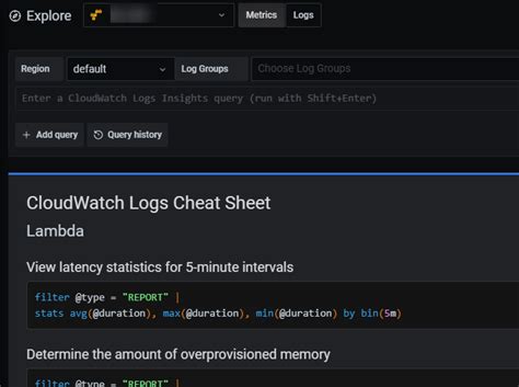 Feature Request Add Support For Cloudwatch Insights Queries · Issue