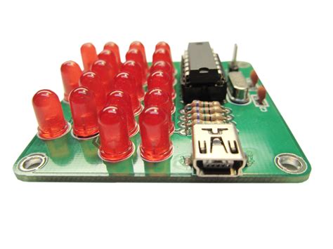 Binary Clock Kit With Red Lights Etsy