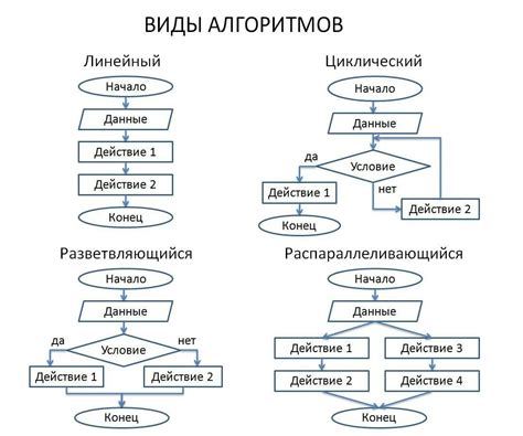 Схема всех видов алгоритмов 49 фото