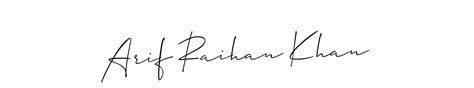100 Arif Raihan Khan Name Signature Style Ideas Amazing Autograph