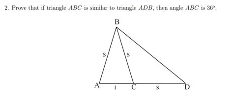Solved Prove That If Triangle ABC Is Similar To Triangle Chegg Com