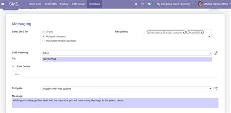 Odoo Plivo Sms Gateway Integrate Plivo Sms Gateway