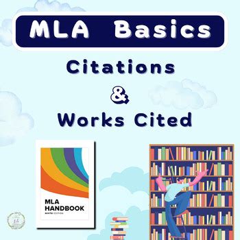 MLA Citations Works Cited Text Evidence Lesson Notes Practice