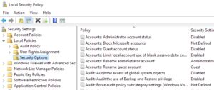How To Reset Local Security Policy Settings To Default In Windows