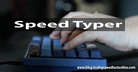 Speed Typer How To Develop Your Typing Speed Average Speed