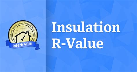 Insulation R Value InterNACHI
