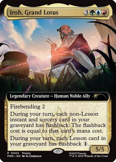 Iroh Grand Lotus Extended Art 2 Prices Magic Promo Magic Cards