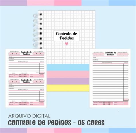 Kit Digital Controle De Pedidos Elo7 Produtos Especiais