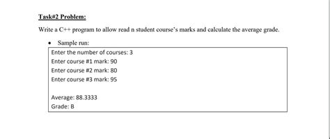 Solved Task Problem Write A C Program To Allow Read N Chegg