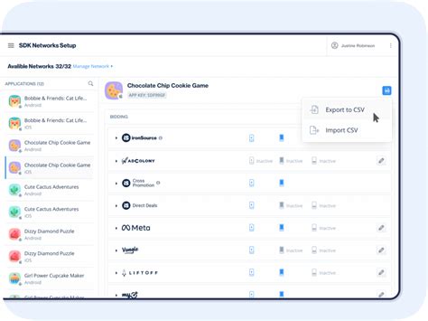Import Export Settings By CSV IronSource Knowledge Center