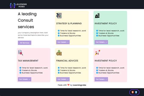 Service Card Design Using Html And Css