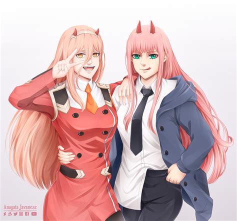 Power And Zero Two By Anagatajavanese On Deviantart