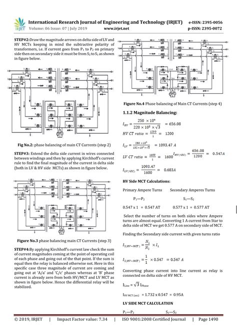 Irjet Numerical Differential Protection Of 220 132kv 250 Mva Auto Transformer Using Siemens