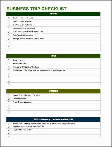 10 Checklist Template Microsoft Word 2010 SampleTemplatess SampleTemplatess