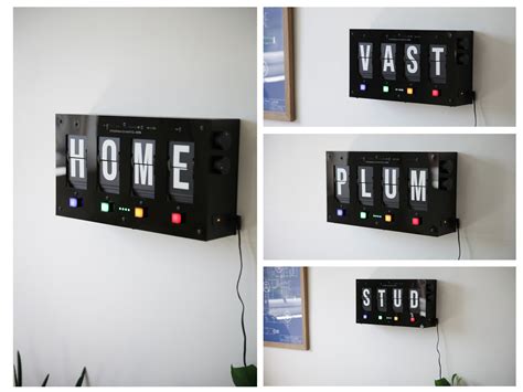 Profan O Matic Split Flap Display Clock MW Works