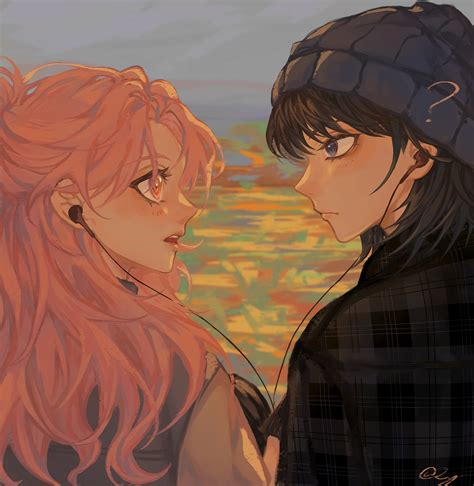 Koga Mitsuki And Oosawa Aya Kininatteru Hito Ga Otoko Ja Nakatta Drawn By Reyzy Danbooru