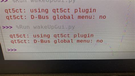 Pyqt5 Jai Des Soucis Raspberry Pi France