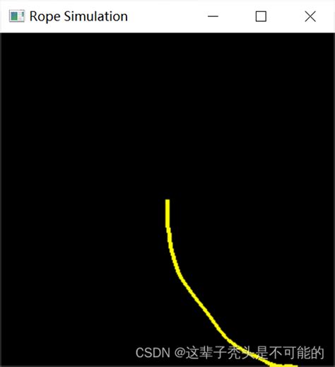Opengl 弹性网络做摆动的绳子opengl二维弹性物体模拟 Csdn博客