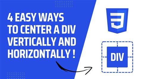Quick Css Tutorial Easy Ways To Center A Div Vertically And