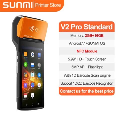 SUNMI V Pro Smart Handheld Terminal POS PDA G Android Portable Mobile
