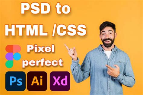 Convert Psd Or Figma Design To Html Css Bootstrap By Umerishaq1777 Fiverr